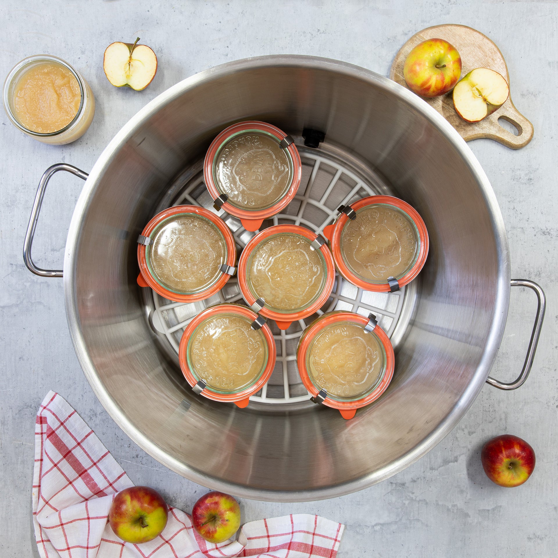 Weck Einkochen Apfelmus